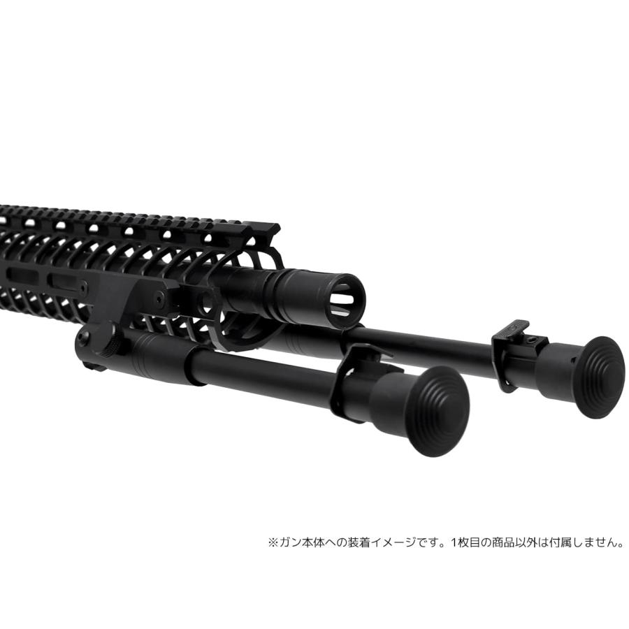 H6114B MILITARY BASE HSスタイル サイドマウント スイングバイポッド for KEYMOD/M-LOK : ホビホビ ...