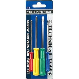 MINESHIMA ミネシマ M-5 ドライバーセット4本組 プラモデル工具 : HOBBYONEヤフー店 - 通販 - Yahoo!ショッピング