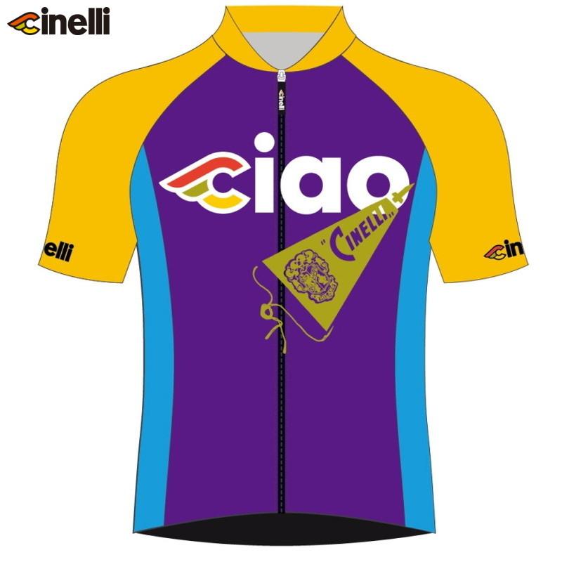 CINELLI チネリ JERSEY CIAO ICONS PURPLE チャオ アイコン パープル ジャージ : サイクルスポーツストア ...