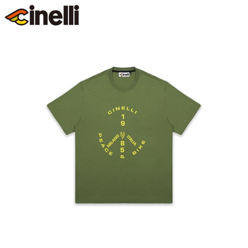 Cinelli チネリ PEACE & BIKE 85 ピース＆バイク85 SHORTSLEEVE T-SHIRT : サイクルスポーツストア HobbyRide - 通販 - Yahoo ...