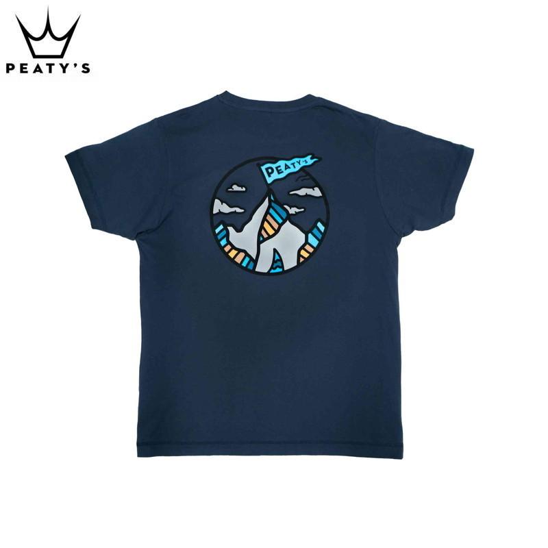 Peatys ピーティーズ Ride Wear T-Shirt Flag ライドウェア・Tシャツ・フラッグ Denim Blue Tシャツ : サイクルスポーツストア HobbyRide ...