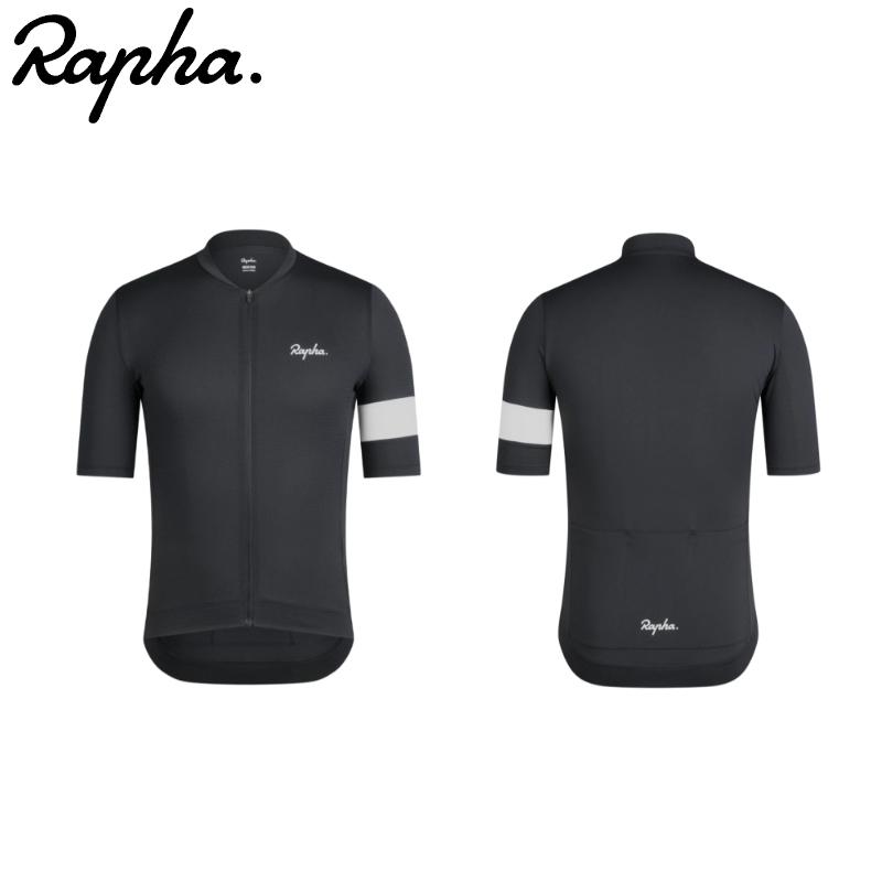 Rapha ラファ Core Lightweight サイクリングジャージ Black/White : サイクルスポーツストア HobbyRide - 通販 - Yahoo!ショッピング