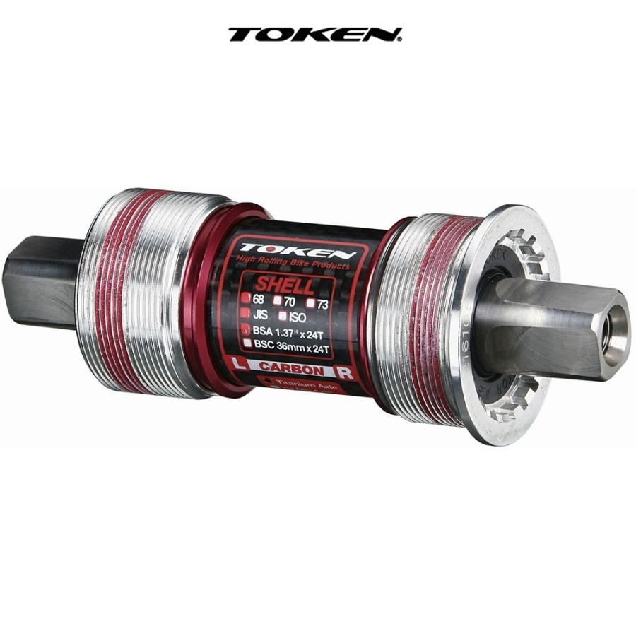 TOKEN TK868CT JIS/シマノ BB 68-127.5 チタン軸 : サイクルスポーツストア HobbyRide - 通販 - Yahoo!ショッピング