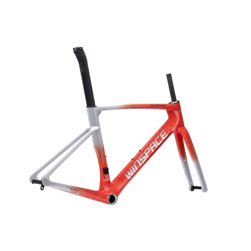 Winspace ウィンスペース T1550 2nd Gen レッド/シルバー フレームセット : winspace-0008 : サイクル ...