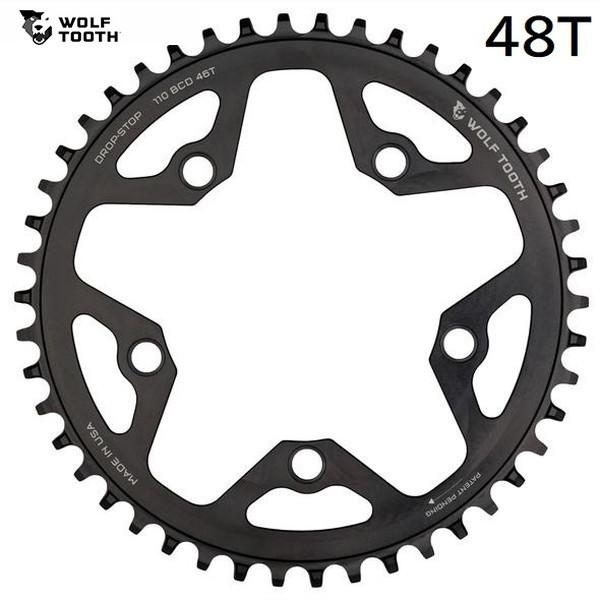 WolfTooth ウルフトゥース 110 BCD 5 Bolt Chainring 48T compatible with SRAM ...