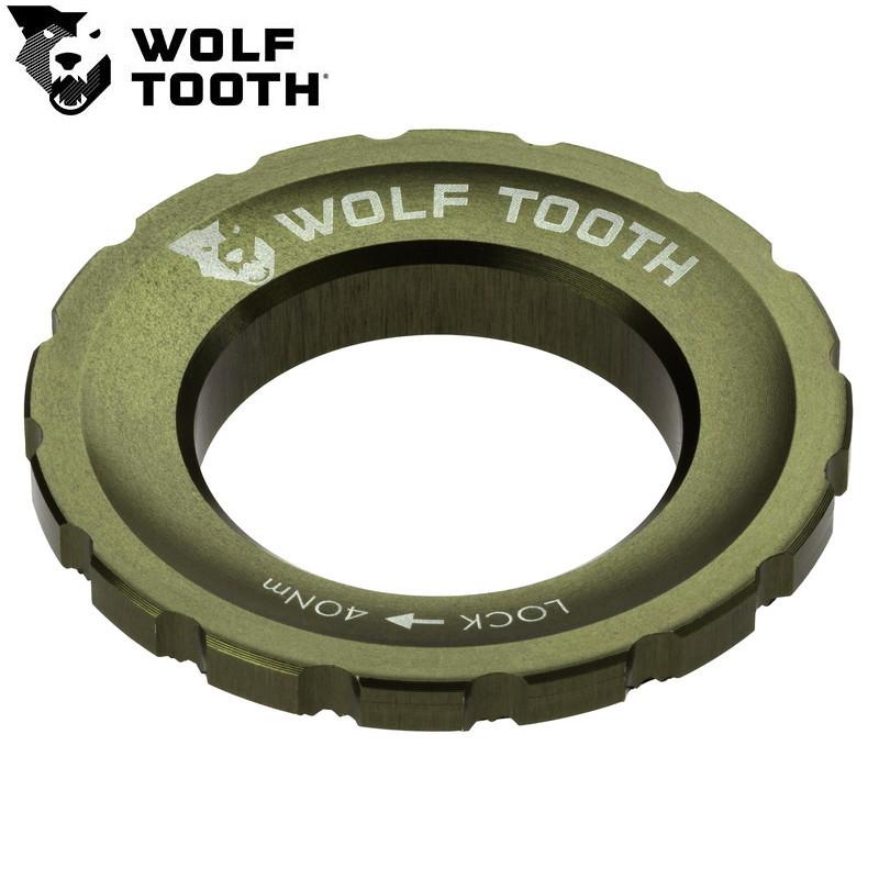 WolfTooth ウルフトゥース Centerlock Rotor Lockring Olive :wolf-lckrngolv:サイクルスポーツストア HobbyRide - 通販 ...