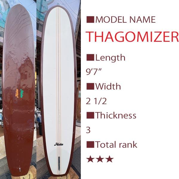 HOBIE THAGOMIZER 9'7”（サゴマイザー ゲーリー ノーズライダー ホビー ロングボード シングルフィン ）k2469 ...