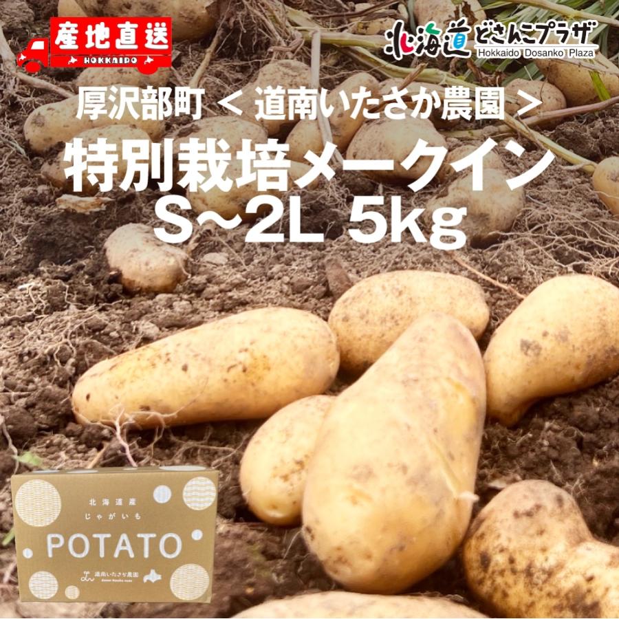 産地出荷「厚沢部町 道南いたさか農園 特別栽培メークイン 5kg（S〜2L混玉）」常温 送料込 じゃがいも 新じゃが 道南 : 北海道どさんこプラザ - 通販 - Yahoo!ショッピング