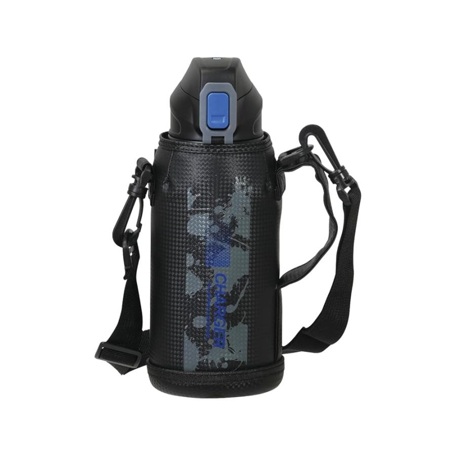 パール金属 水筒 ボトル 800ml 0.8L 直飲み ダイレクト 保冷 スポーツ ドリンク ポーチ付 ブルー×ブラック ファストチャージャー HC-179 : T’s Garden - 通販 ...