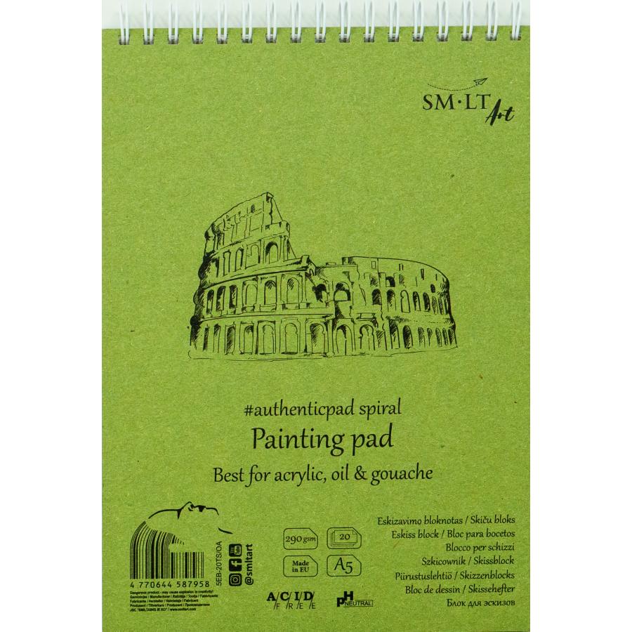 SM・LT オーセンティック スケッチブック アクリルドローイング スパイラル製本 A5サイズ : ホーコーステーショナリー - 通販 - Yahoo!ショッピング