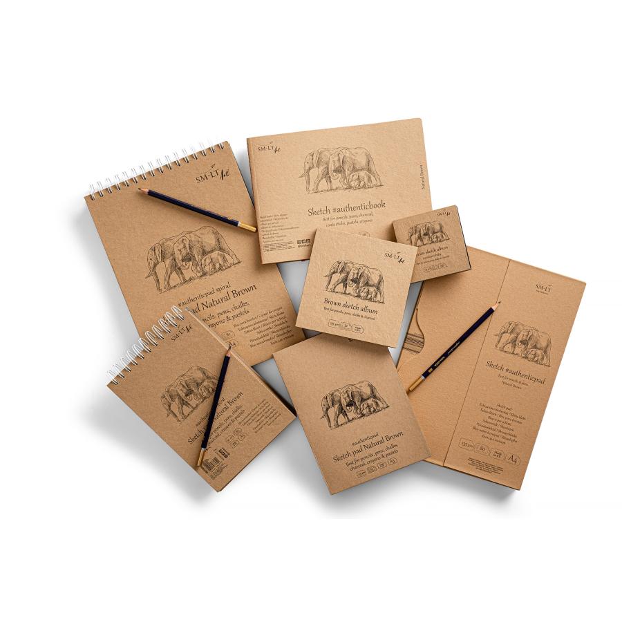 SM・LT オーセンティック スケッチブック スケッチブラウン アルバム製本 サイズ245x176mm : ホーコーステーショナリー - 通販 - Yahoo!ショッピング