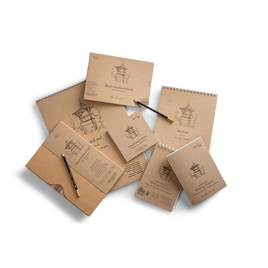 SM・LT オーセンティック スケッチブック スケッチナチュラル アルバム製本 サイズ245x176mm : ホーコーステーショナリー - 通販 - Yahoo!ショッピング