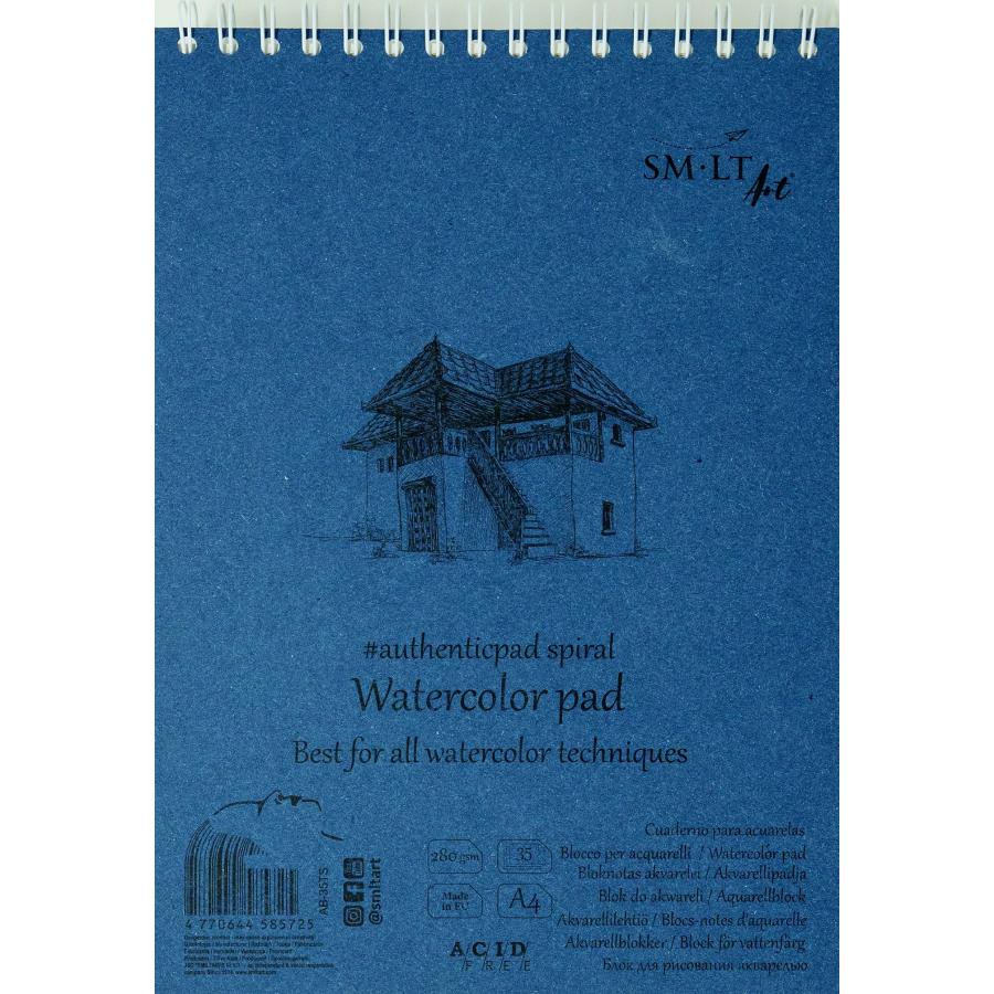 SM・LT オーセンティック スケッチブック ウォーターカラー 高級水彩紙 スパイラル製本 A4サイズ : ホーコーステーショナリー - 通販 - Yahoo!ショッピング