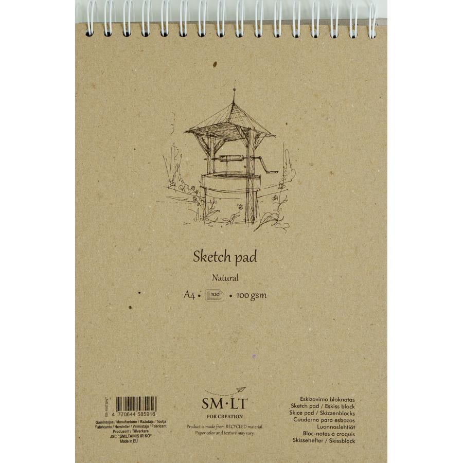 SM・LT オーセンティック スケッチブック ナチュラル スパイラル製本 A4サイズ : ホーコーステーショナリー - 通販 - Yahoo!ショッピング