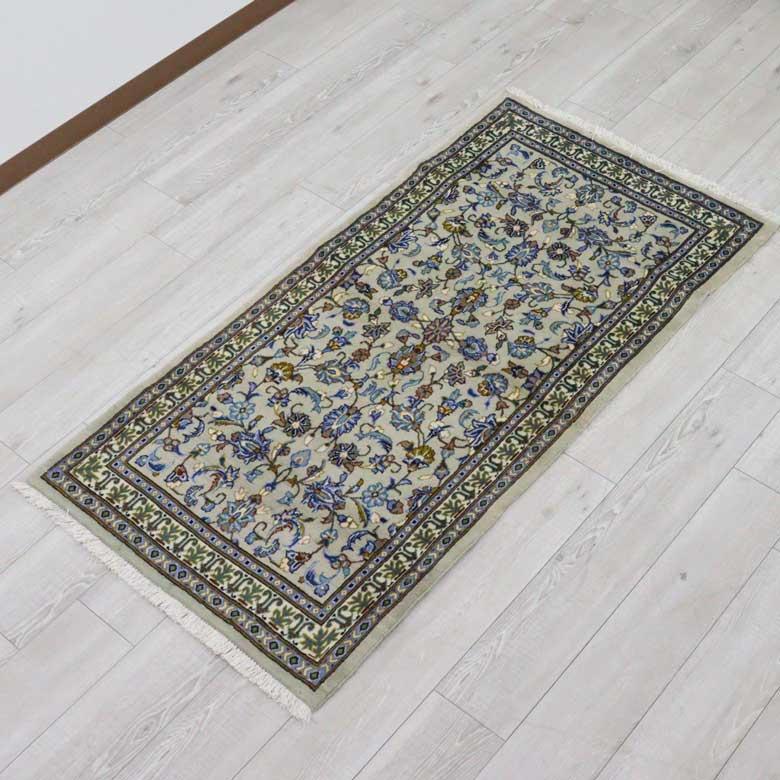 ペルシャ絨毯 150 x 100 カシャーン カーペット ラグ 玄関マット persian rug saluk 133019 バヤットノマド ...