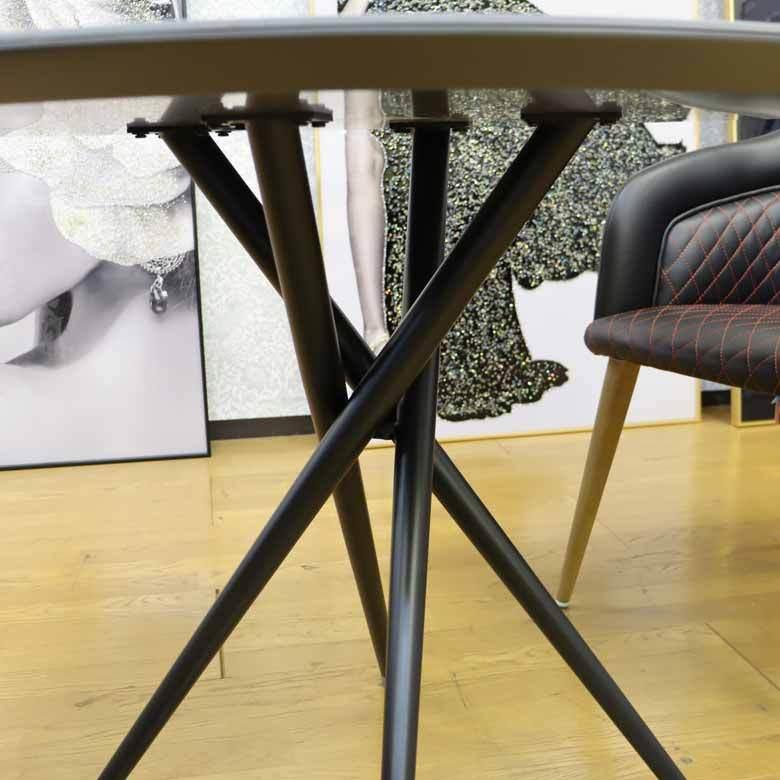 セラミック ダイニングテーブル 円形 100cm 単品 4人がけ セラミック ダイニングテーブル 円形 100cm 単品 4人がけ