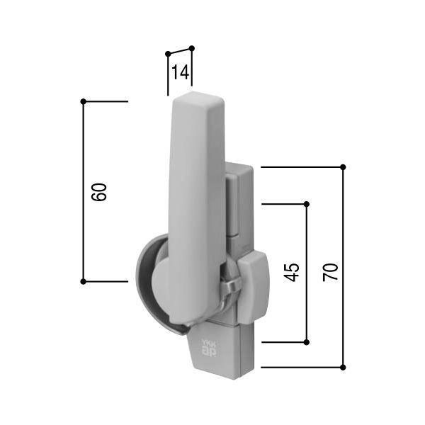 YKKAPビル部品 クレセント(ピッチ45)(HH-5K-11484(85)) : 純正パーツセンター ホクセイ - 通販 - Yahoo ...
