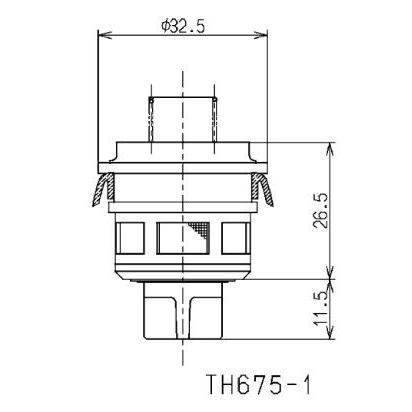 TOTO水回り部品 トイレ 小便器 小便器用給水栓：ピストンバルブ部（TEA98X・TEA98DX型用）（TH675-1） : 純正パーツセンター ホクセイ - 通販 - Yahoo!ショッピング
