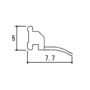 三協部品 勝手口 気密材：気密材(下かまち)10m[WB2505]【三協】【勝手口ドア】【勝手口引き戸】【勝手口片引戸】【AT材】【戸当り材 ...