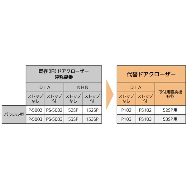 リフォーム用品 金物 ドアの金物 ドアクローザー：大鳥機工 代替ドアクローザ DIA PS103＋53SP用 商品コード 2190-5306 : ノース&ウエスト - 通販 - Yahoo ...