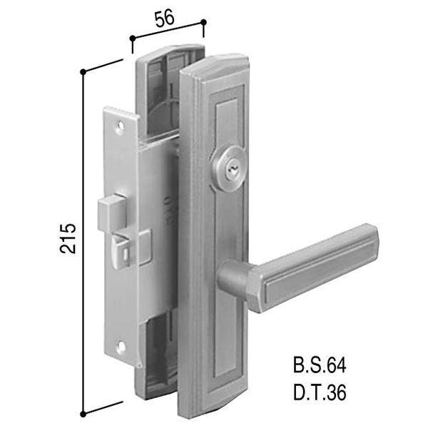 YKK AP YKKAP交換用部品 レバーハンドル錠セット(HH-J-0232U9) : ノース&ウエスト - 通販 - Yahoo!ショッピング