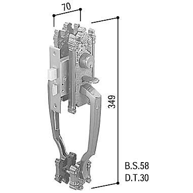 YKK AP サムラッチハンドル錠セット(HH-J-0233) 玄関ドア用 玄関ドアハンドル ハンドルセット 主錠 サムラッチ 引手 取手 錠 : ノース&ウエスト - 通販 - Yahoo ...