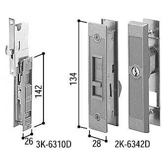 YKK AP YKKAP交換用部品 戸先・召合せ 内外締り錠セット(HH-J-0406) : ノース&ウエスト - 通販 - Yahoo!ショッピング