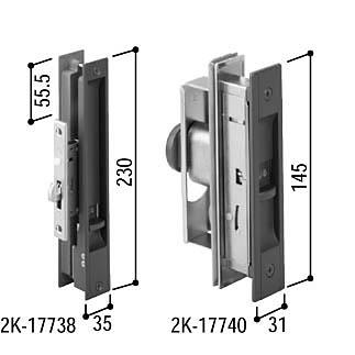 YKK AP 戸先・召合せ 内外締り錠セット(HH-J-0498) 玄関引戸 YKK AP 戸先・召合せ 内外締り錠セット(HH-J-0498) 玄関引戸
