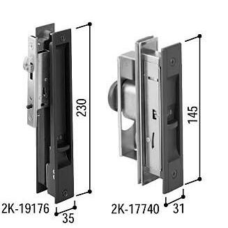 YKK AP YKKAP交換用部品 戸先・召合せ 内外締り錠セット(HH-J-0500) : ノース&ウエスト - 通販 - Yahoo!ショッピング