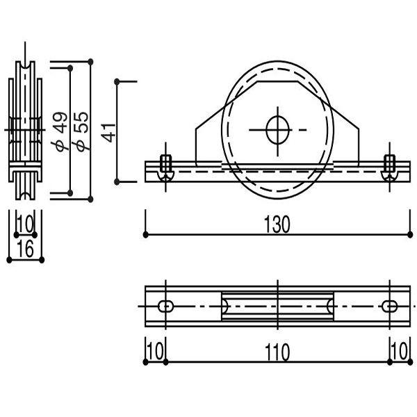 YKK AP 戸車(HH-K-3523) : ノース&ウエスト - 通販 - Yahoo!ショッピング