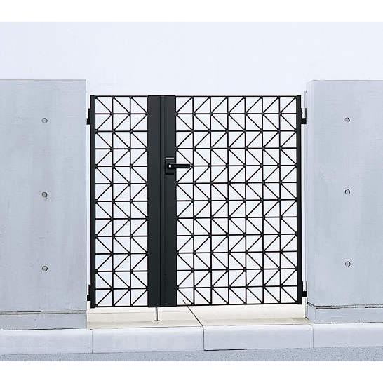 YKK AP YKKAPガーデンエクステリア 門扉 シャローネ SC01型 両開き親子[門柱セット]：[幅1100mm×高1196mm] : ノース&ウエスト - 通販 - Yahoo!ショッピング