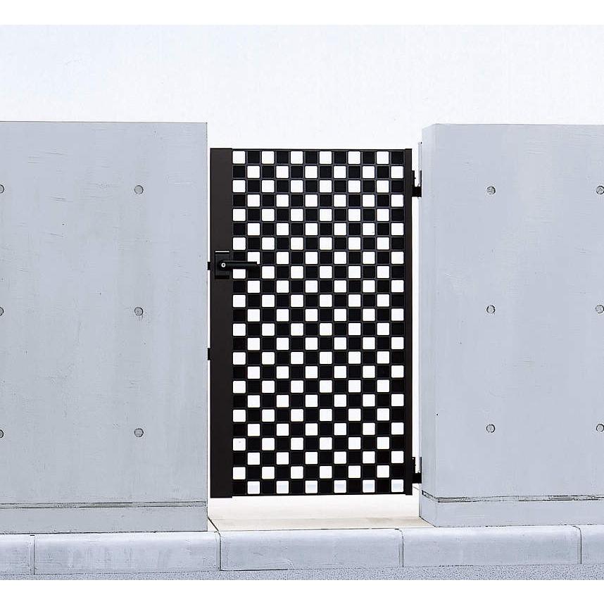 YKK AP YKKAPガーデンエクステリア 門扉 シャローネ SC02型 片開き[門柱セット]：[幅700mm×高996mm] : ノース&ウエスト - 通販 - Yahoo!ショッピング