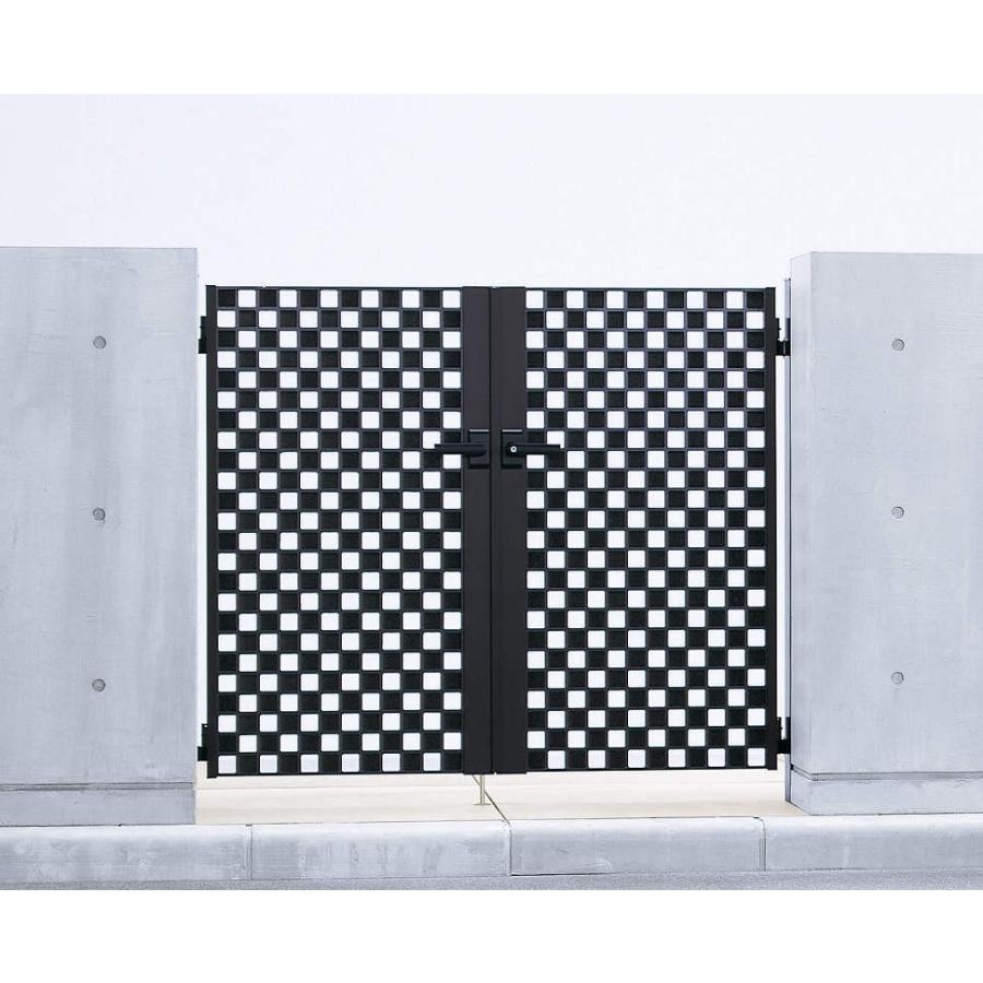 YKK AP YKKAPガーデンエクステリア 門扉 シャローネ SC02型 両開き[門柱セット]：[幅1400mm×高1196mm] : ノース&ウエスト - 通販 - Yahoo!ショッピング