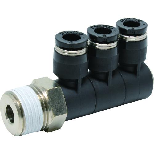 ピスコ PHT6-03 チューブフィッティング トリプルユニバーサルエルボ チューブ6 接続口径R3/8 PISCO : メカノマート - 通販 - Yahoo!ショッピング