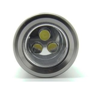 650nm - 670nm 赤色 Deep Red LED 5mm砲弾型LED×3灯搭載／単3電池×2本 】アルミ製ハンディライト : ホル ...