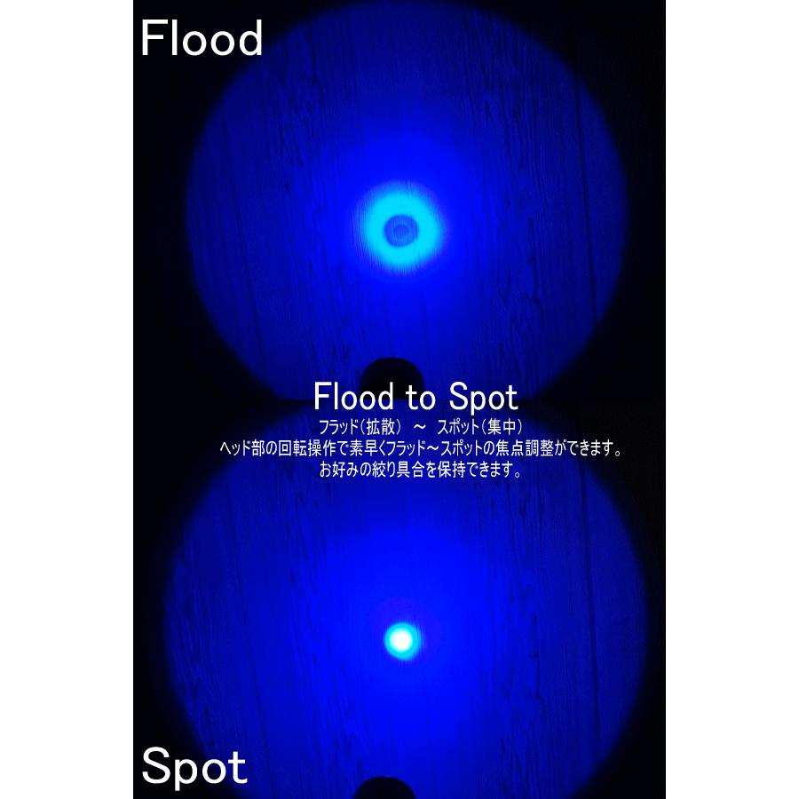 5mm径 ロイヤル・ブルー LED 430nm - 440nm / 5000mcd 】MINI MAGLITE ミニマグライト 2AA 対応 ...