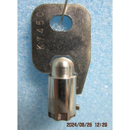 ドアキー：K7450 (純正) ドリームセブン マジカルベンハー 高砂電器 大東音響 パチスロ実機用【鍵,かぎ,カギ】(参考画像) : ホール ...