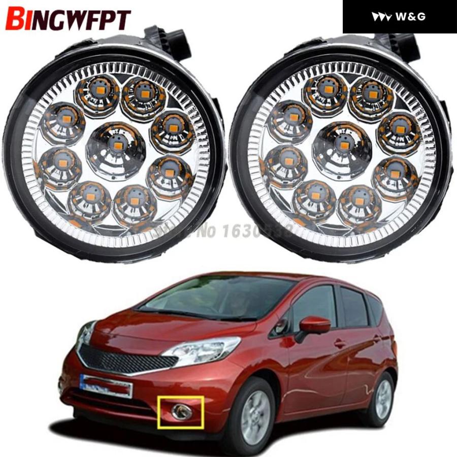 1ペア 車用 左+右 フォグランプ LED ライト ハロゲンランプ 日産 ノート E11 MPV 2006- : RareSpec Garage - 通販 - Yahoo!ショッピング