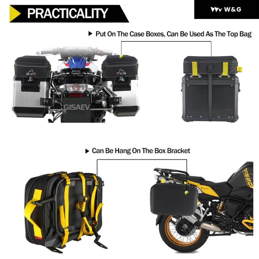 並行輸入品BMW R1250GS アドベンチャー R1200GS ADV OC LC F850GS F750GS 拡張可能パニアトップケース ...