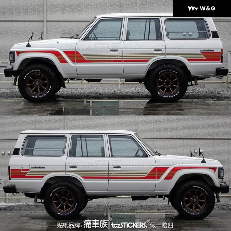 車用ビニール ステッカー トヨタ ランドクルーザー LC60 ボディ 外装 カスタム ファッション スポーツ 装飾 アクセサリー ...