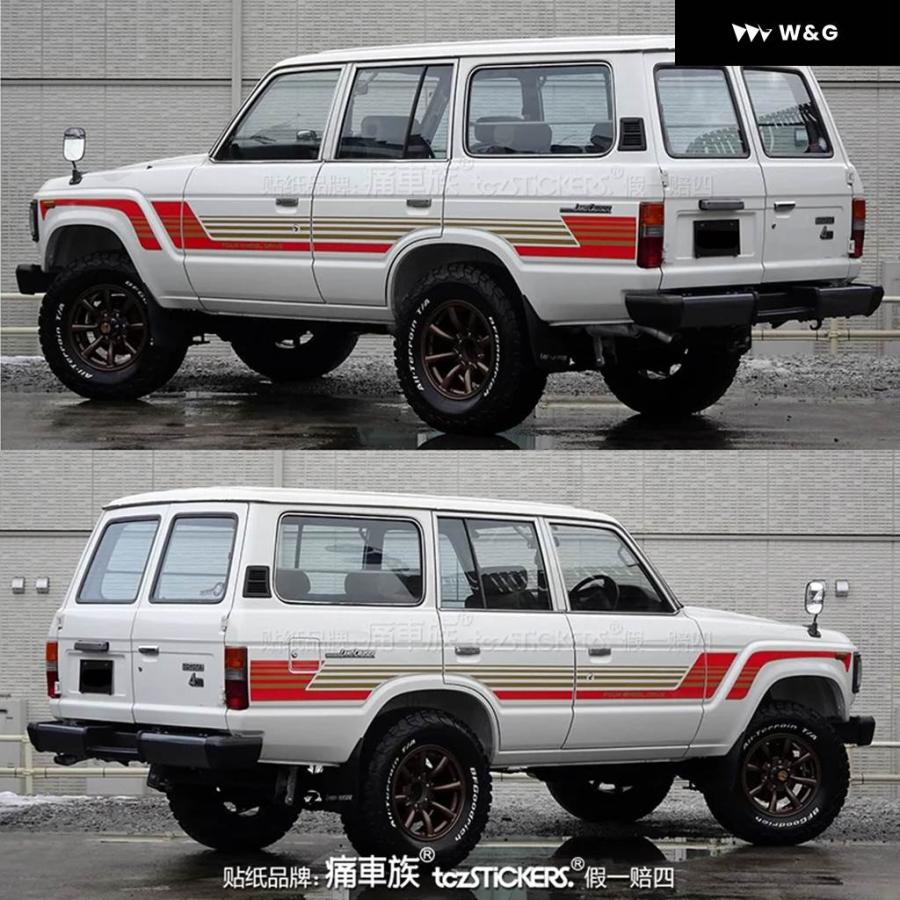 車用ビニール ステッカー トヨタ ランドクルーザー LC60 ボディ 外装 カスタム ファッション スポーツ 装飾 アクセサリー ...