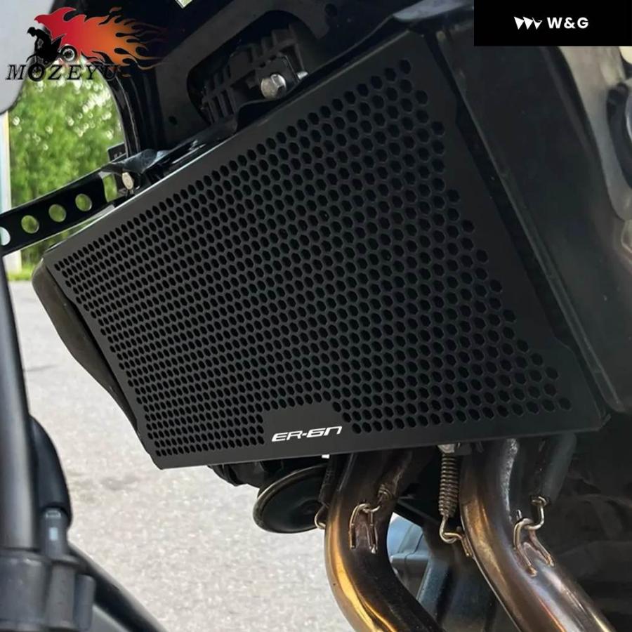 ラジエーター ガード カワサキ ER6N ER6F NINJA 650 EX650 ER650E 2012 2013 2014 - 2016 オートバイ バイク プロテクター グリル カバー ...