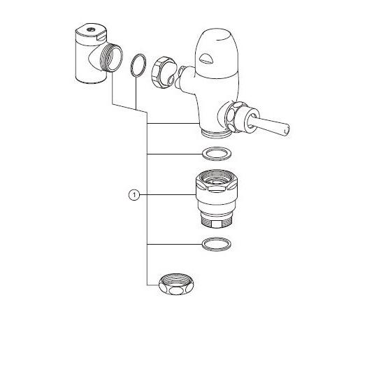 LIXIL INAX CF-510V,HT 一般地用フラッシュバルブ本体(節水形) : ホームデザイン - 通販 - Yahoo!ショッピング