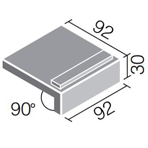LIXIL（リクシル） LIXIL(INAX) GK-101/5[枚] ニュージーネット 100mm角垂れ付き段鼻 : ホームデザイン ...
