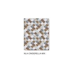 名古屋モザイク corabel コラベル 半マス横 NLA-HM2-CINDERELLA-MIX(シンデレラミックス) コラベルAパターンシートの補助材のタイルです。 :NLA-HM2 ...