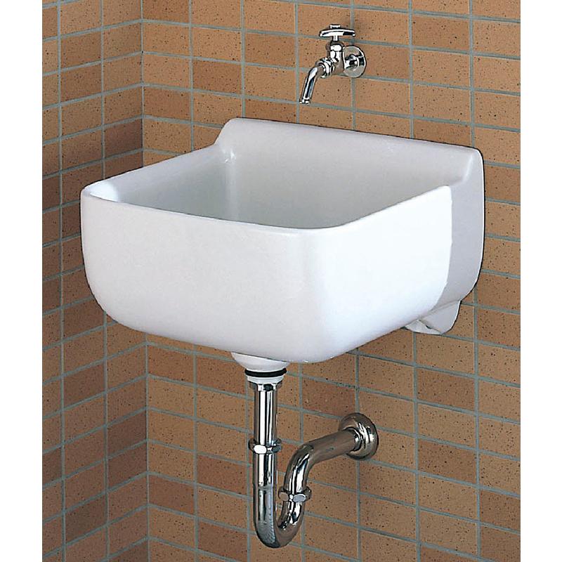 LIXIL S-17/BW1-LF-7R-13-U-PSET LIXIL(INAX) 小形多目的流し(壁排水セット) : ホームデザイン - 通販 - Yahoo!ショッピング