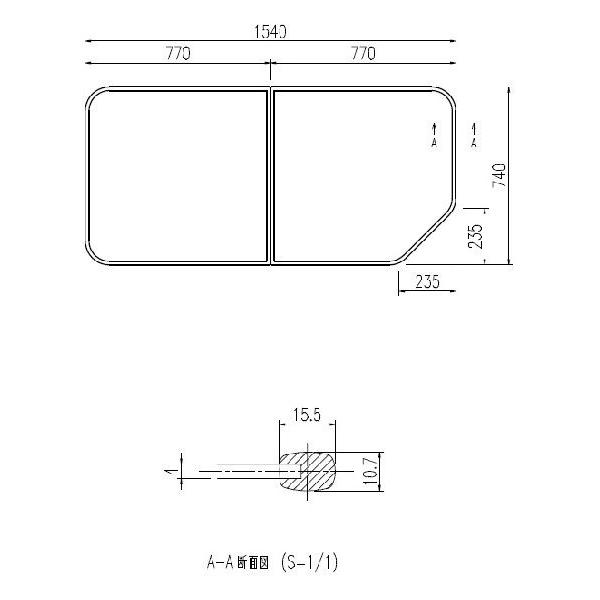 LIXIL LIXIL(INAX) 1600用組フタ(2枚) YFK-1574B(3)R : ホームデザイン - 通販 - Yahoo!ショッピング