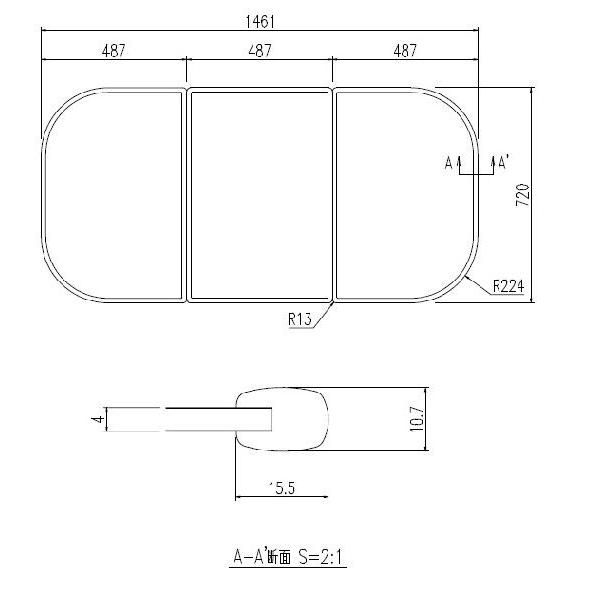 LIXIL LIXIL(INAX) 1500用組フタ(3枚) YFK-1575C(1) : ホームデザイン - 通販 - Yahoo!ショッピング