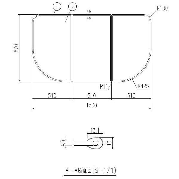 LIXIL(INAX) 1600用組フタ(3枚) YFK-1594C(2) :yfk-1594c2:ホームデザイン - 通販 - Yahoo!ショッピング