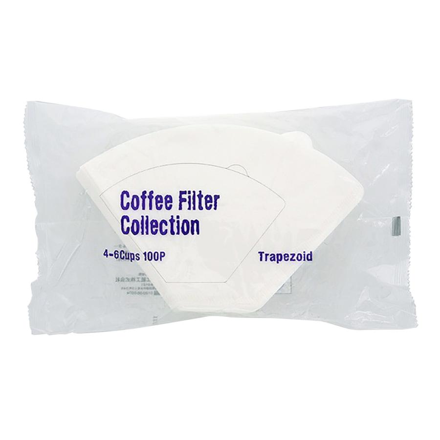 【あわせ買い1999円以上で送料お得】カナエ紙工 台形CF4-100P 4人用 100枚入 コーヒーフィルター : ホームライフ ヤフー店 - 通販 - Yahoo!ショッピング